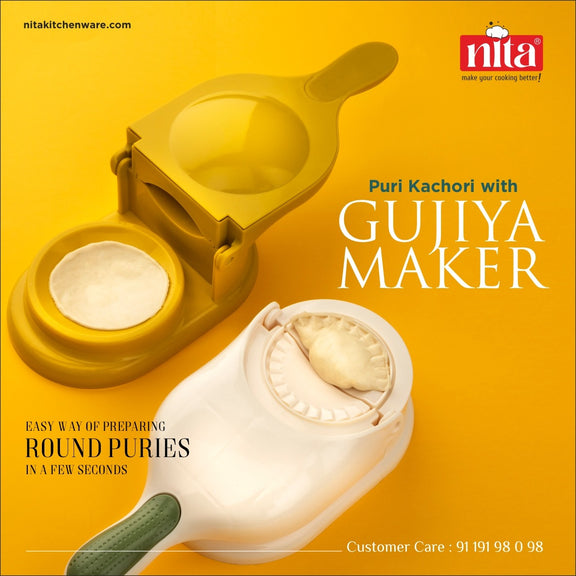3 In1 Puri Kachori & Gujiya Maker (PKG1) – Nita Kitchenware